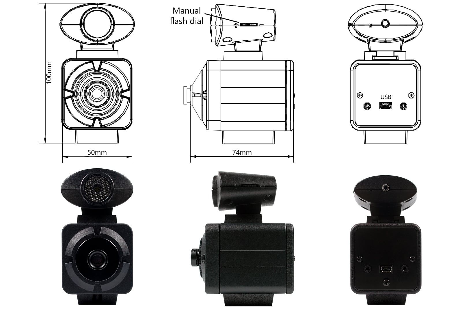 Videology Photo ID camera with flash